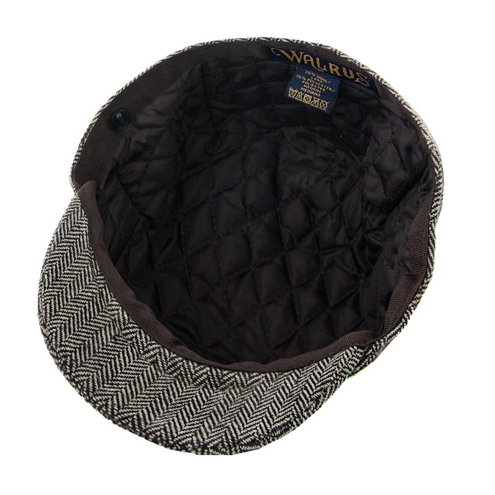 Tribeca Walrus Hats Grey Tweed Patchwork Ivy Cap